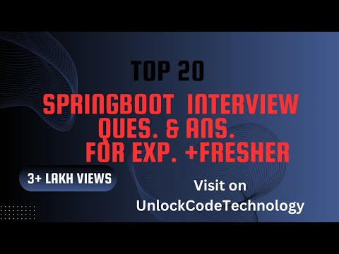 SprinBootInterviewQ&A | Java SpringBoot Question & Answer | SpringBoot ...