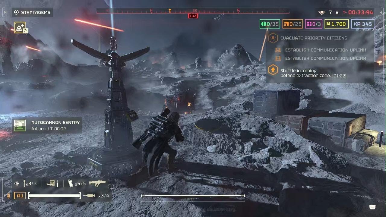 Helldivers2 bot extract lv7 solo - YouTube