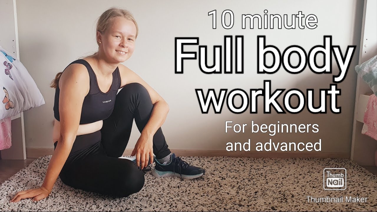 Full Body Workout. *Intense 10 minute sweating* - YouTube