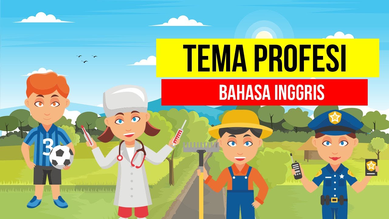 Tema PROFESI atau Pekerjaan untuk Anak PAUD KB TK - YouTube