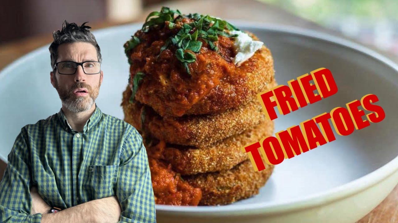 Steve's Crispy Southern Deep Fried Green Tomatoes - YouTube