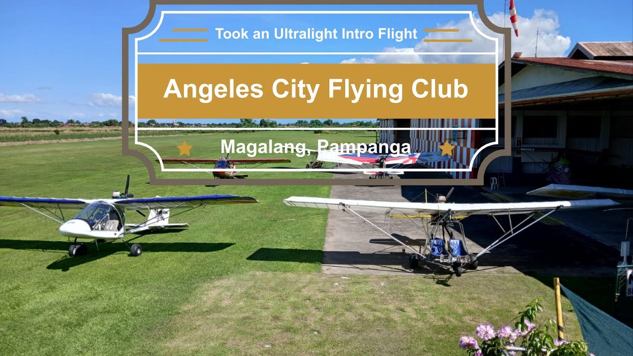 Ultralight Intro Flight with Angeles City Flying Club - YouTube