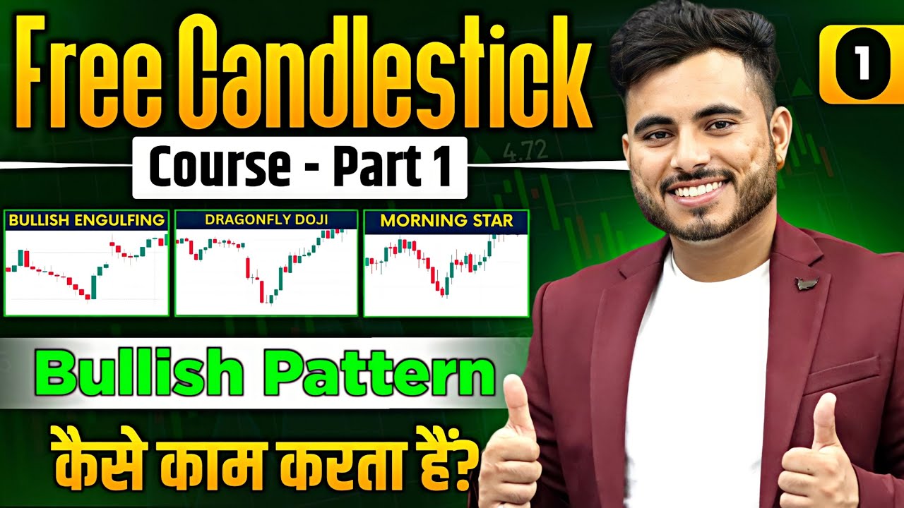 Free Candlestick Course Part 1 | Bullish Single Candlestick Pattern In Hindi | Techno Jeet - YouTube