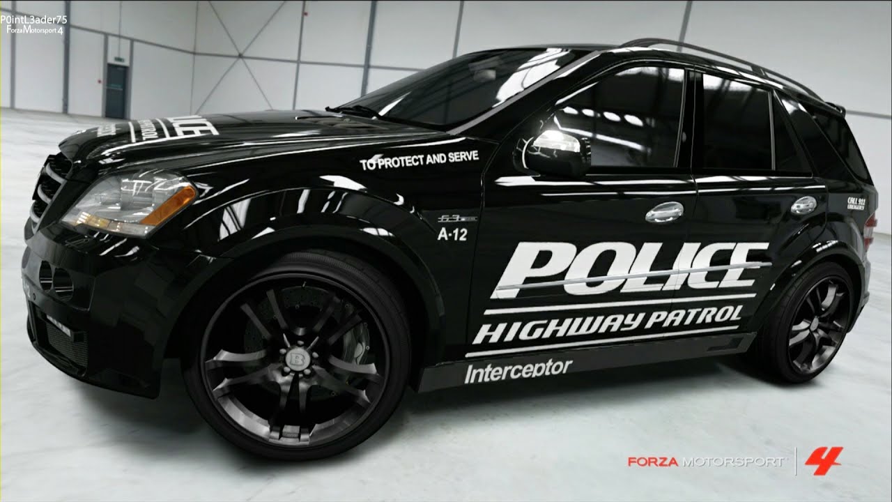 Police Mercedes ML 63 AMG Drifting - Forza Motorsport 4 - YouTube