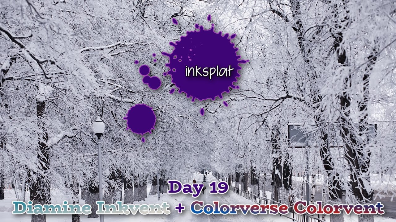 Inkvent Day 19: Diamine Inkvent & Colorverse Colorvent 2025 - YouTube