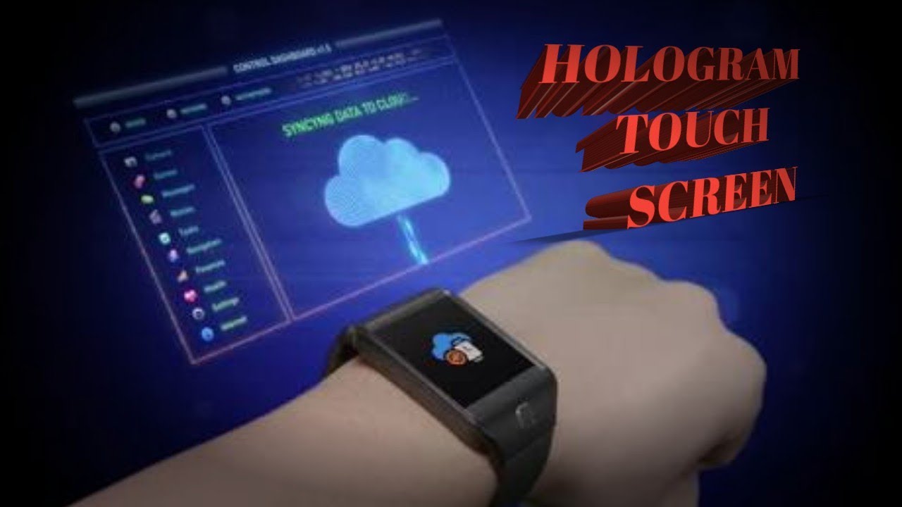2018 new hologram touch screen video effect.Rk technical - YouTube