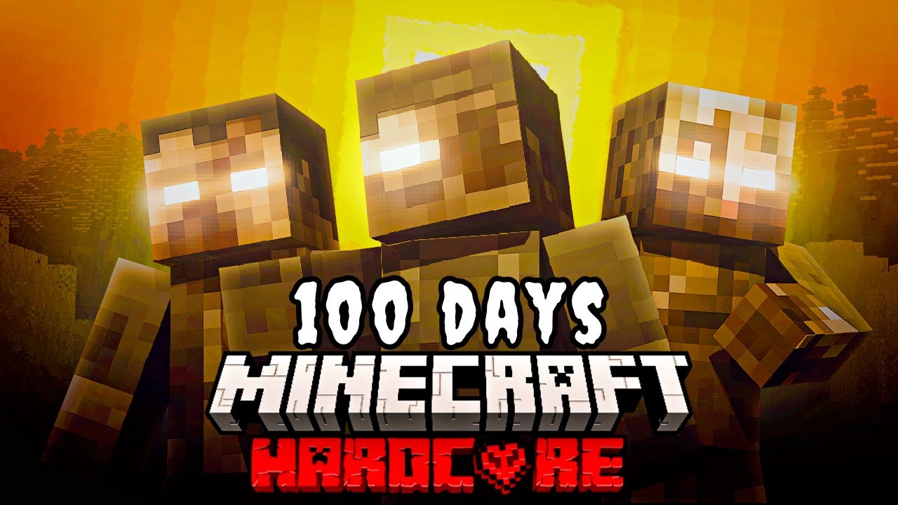 I Survived 100 Days in a RADIOACTIVE Zombie Apocalypse in Hardcore ...