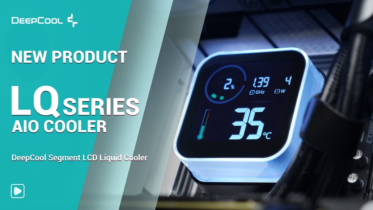 [New Product] DeepCool LQ Series Segment LCD Liquid Cooler - YouTube