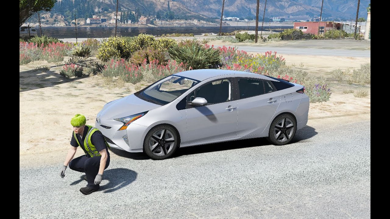 2017 Toyota Prius car fivem servers Animated Add On FiveM | Gta5 - YouTube