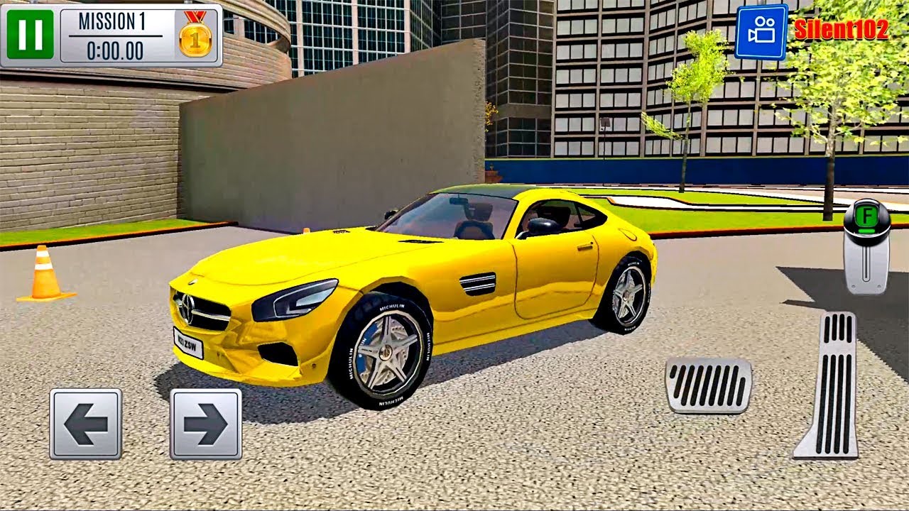 Yellow Sport Car Driving Multi Level - Car Parking Simulator Game ...