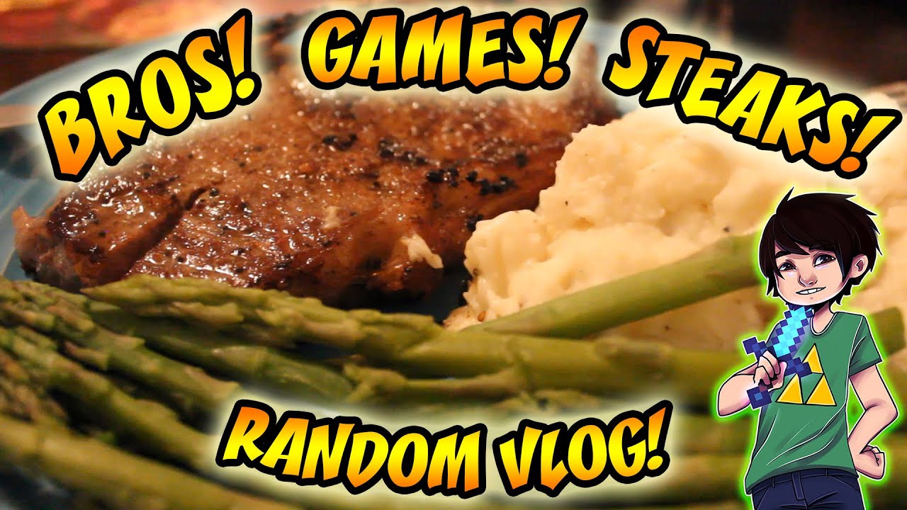 A TYPICAL BRO NIGHT! | STEAKS AND GAMES! | VLOG - YouTube