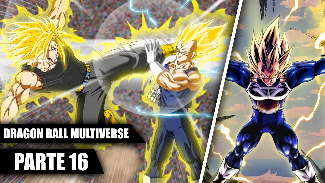VEGETA vs TRUNKS del FUTURO - Dragon Ball Multiverse Parte 16 - YouTube