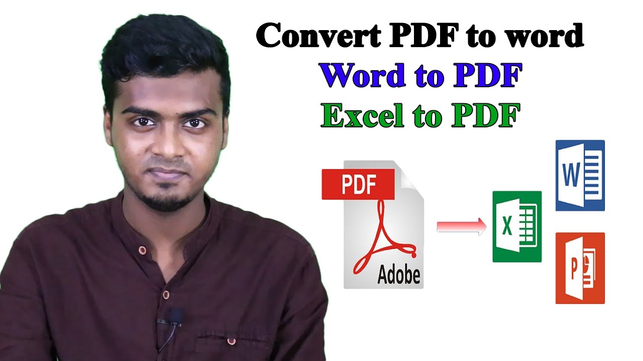 How To Convert Word Excel Document To PDF File How To Convert Word Excel Document To PDF File