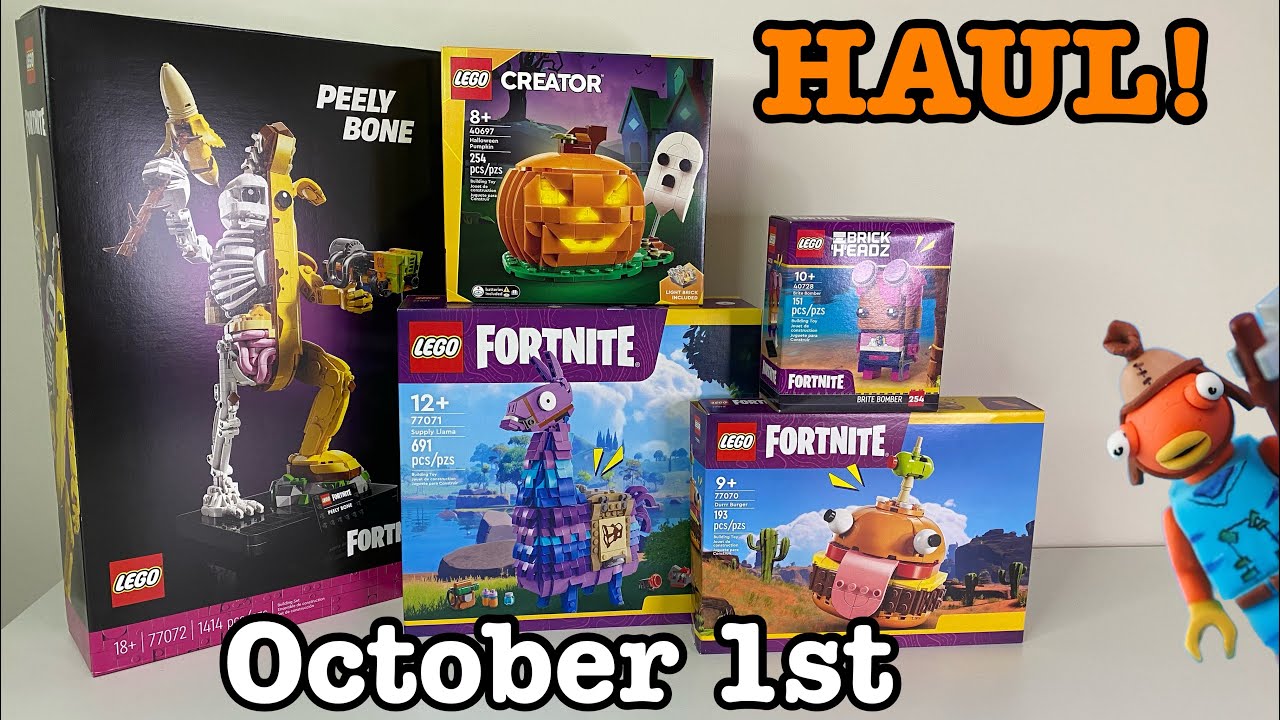 MY LEGO OCTOBER 1ST 2024 HAUL!!! - YouTube