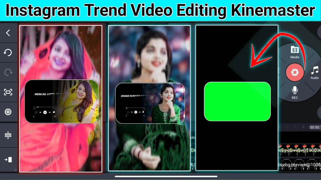 How To Make Instagram Trend Video Editing Kinemaster | #cooltechmukesh ...