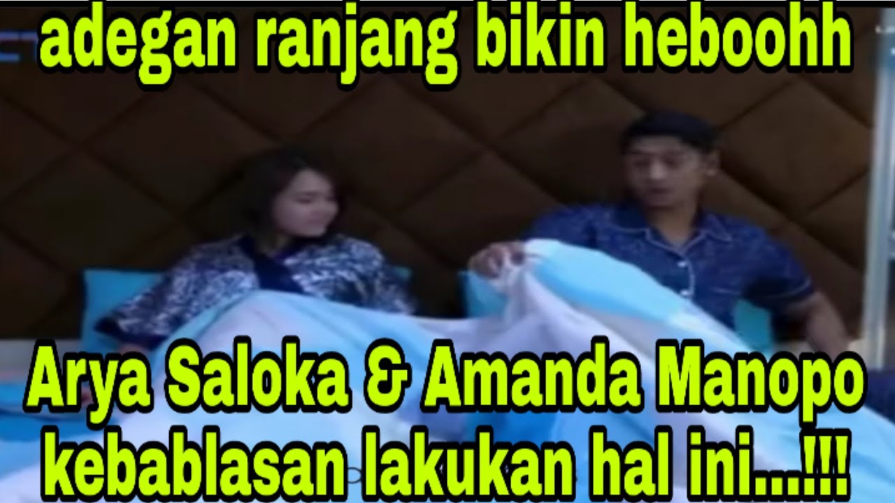 HEBOHHH... ARYA SALOKA KEBABLASAN LAKUKAN HAL INI SAAT ADEGAN RANJANG ...