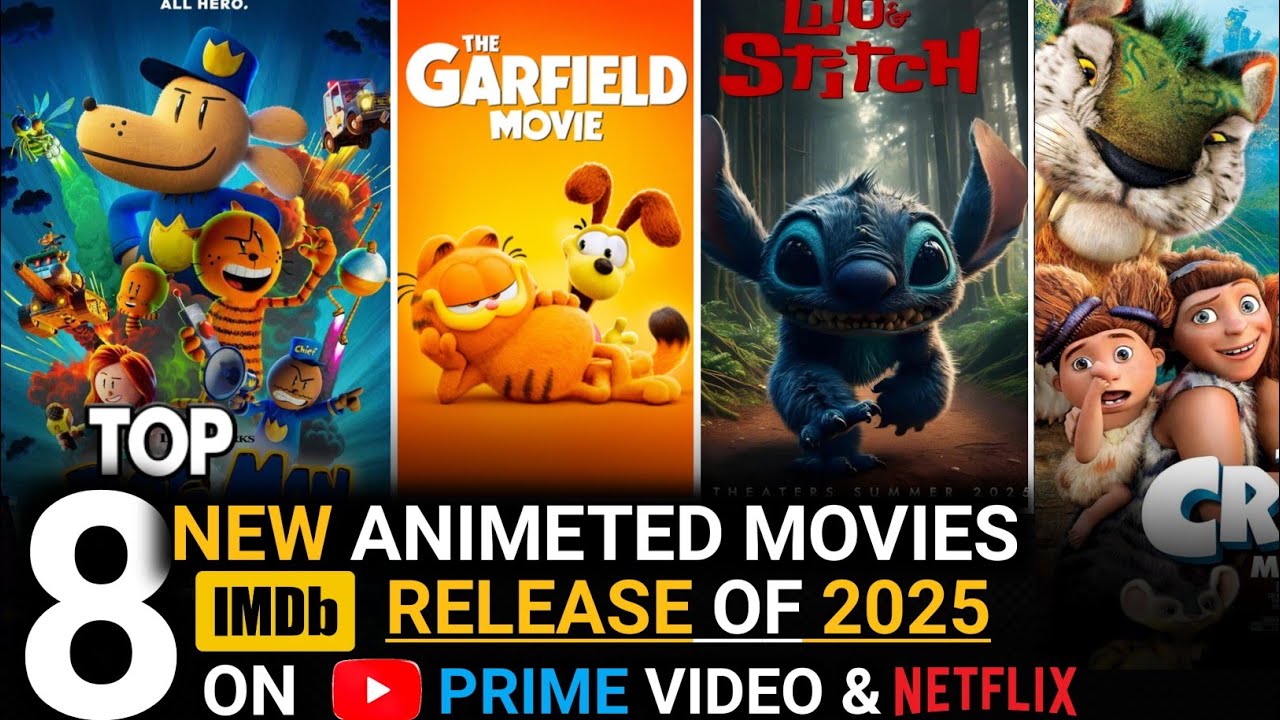 Top 8 New Animated Movies In Hindi On Netflix Prime video Of 2024- 2025 ...