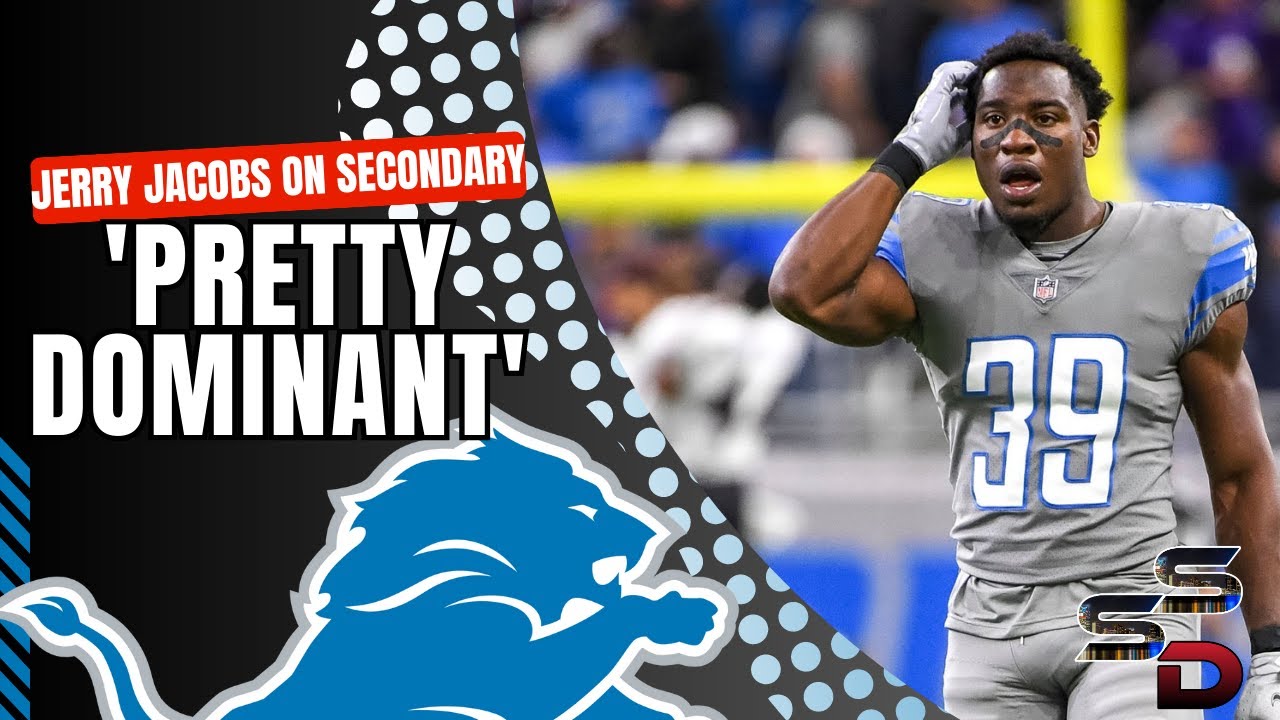 Jerry Jacobs speaks on the Detroit Lions secondary being "PRETTY ...