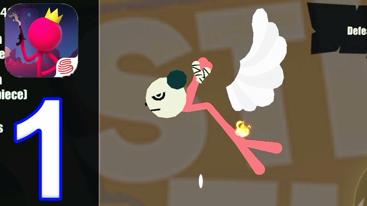 Stick Fight: The Game Mobile - Walkthrough Gameplay Part 1 - Tutorial ...