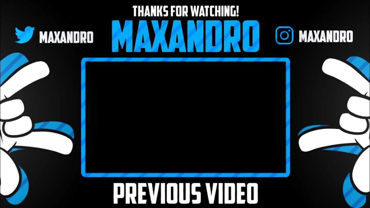 How To Make A Cool Endscreen/Outro On Android (PS Touch) - YouTube