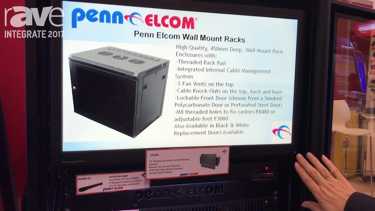 Integrate 2017: Penn Elcom Shows Off Its New Server Racks - YouTube
