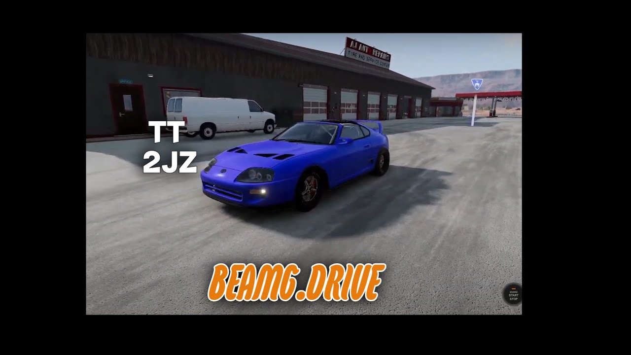 2600HP Toyota Supra MK4 TT Drag Build + Dyno Session BeamNG.Drive Rp ...