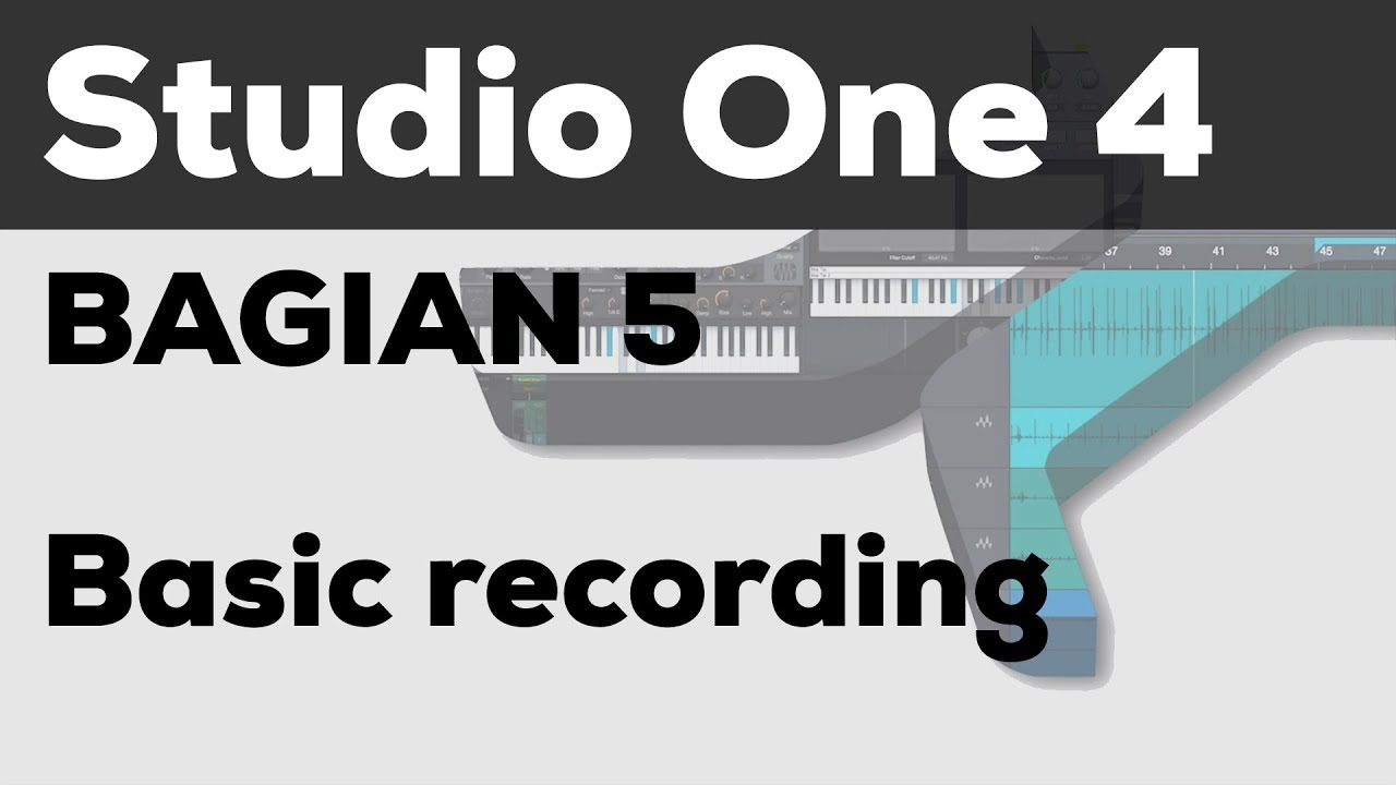 Belajar Bersama - Studio One - Bagian 5 - Basic Recording - YouTube