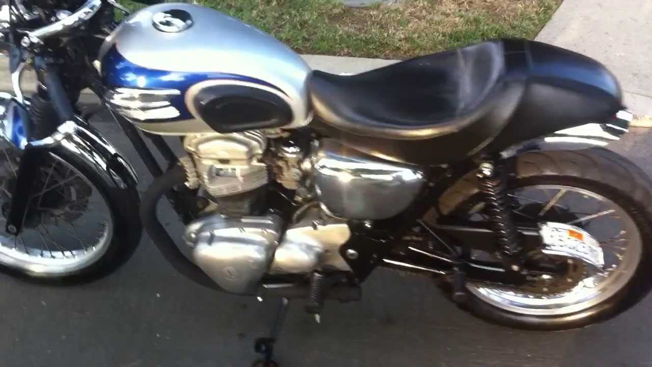 2000 Kawasaki W650 Cafe Racer - YouTube