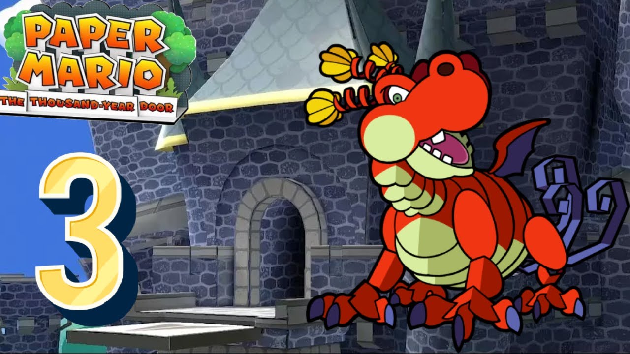 paper mario the thousand year door part 3 : battle at hooktail's castle ...