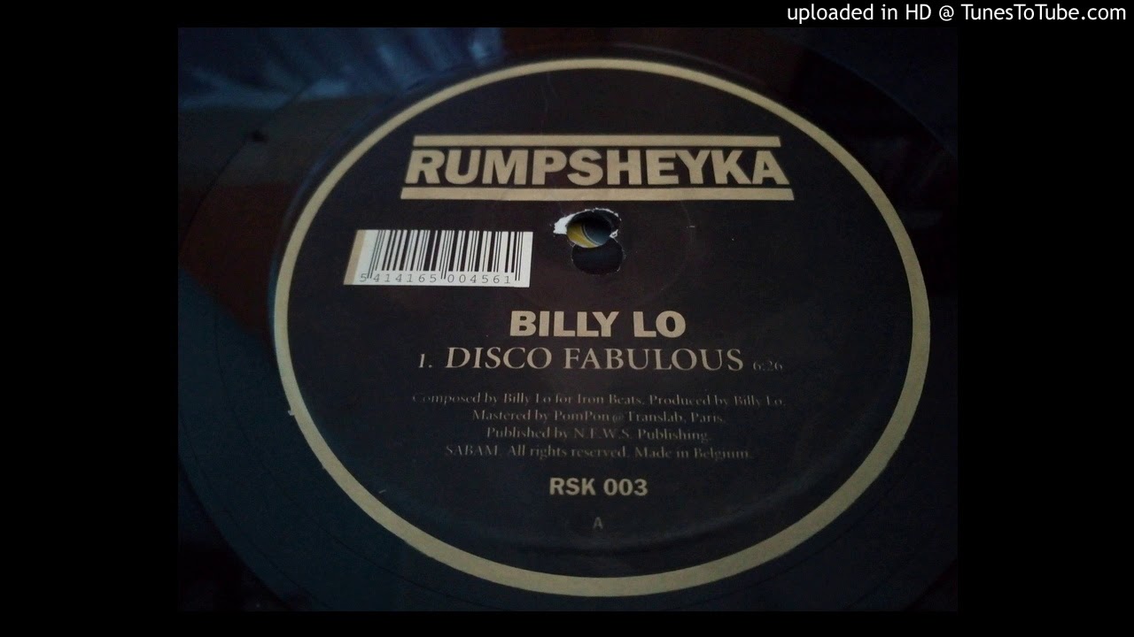 Billy Lo - Disco Fabulous - YouTube