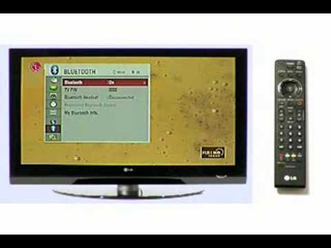 LG PDP TV (PG70)-Bluetooth - YouTube