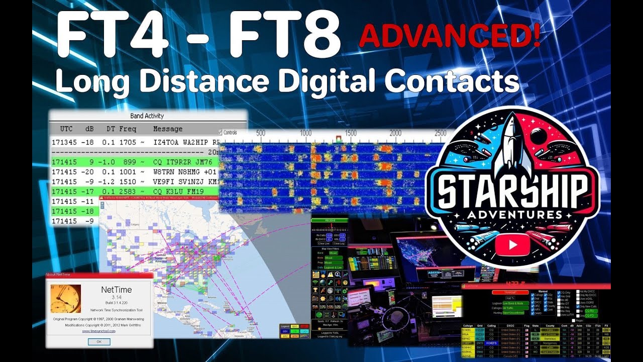🔵Mastering Amateur Radio Modes: FT4 and FT8 Advanced Operation - WSJT-X Operation - Grid Tracker ...