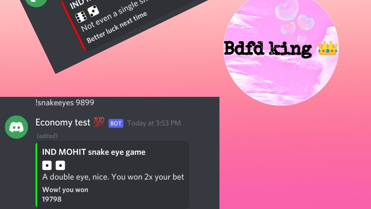 Bdfd global snakeyes command advanced || Bdfd King - YouTube