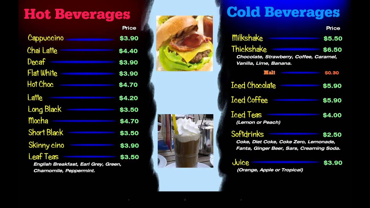 Menu Board 2 Teaser - YouTube