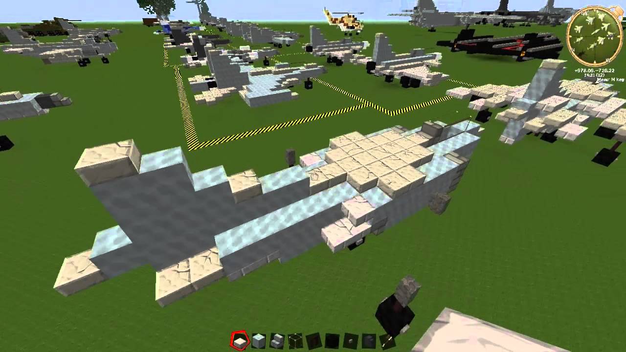 Tutoriales Minecraft : AV-8 Harrier - YouTube