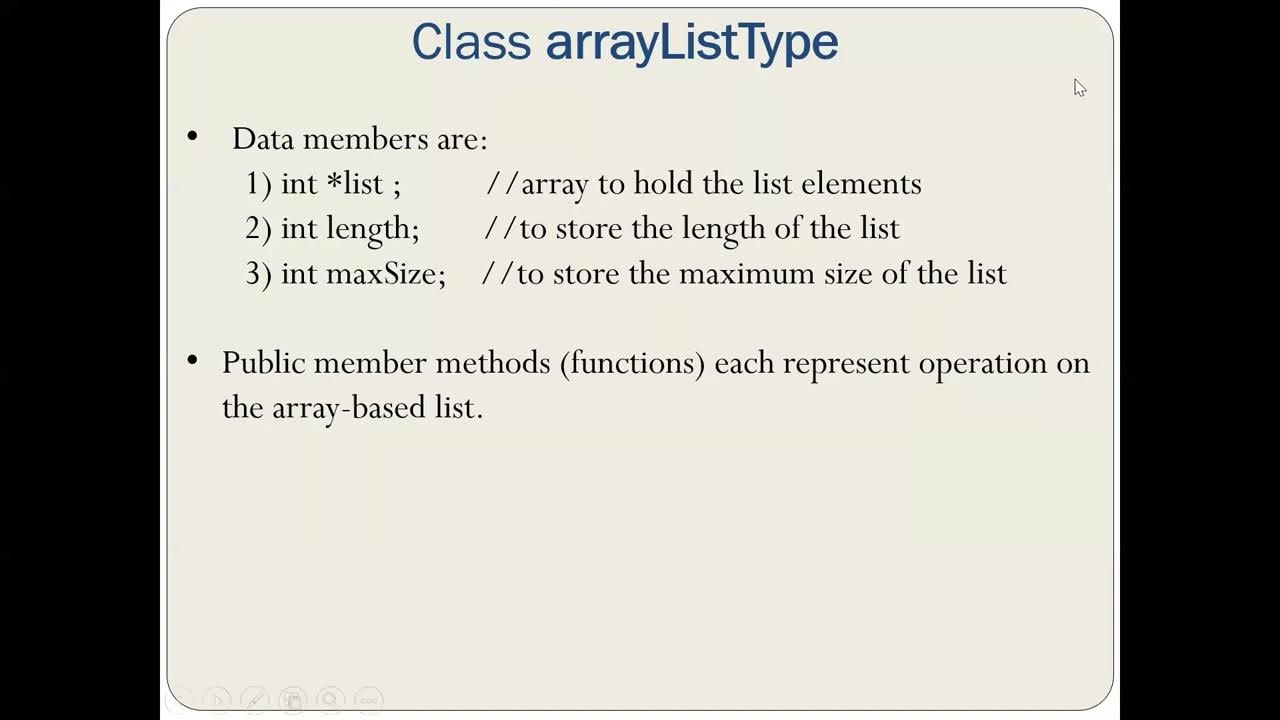 04 Array Based Lists 3 - YouTube