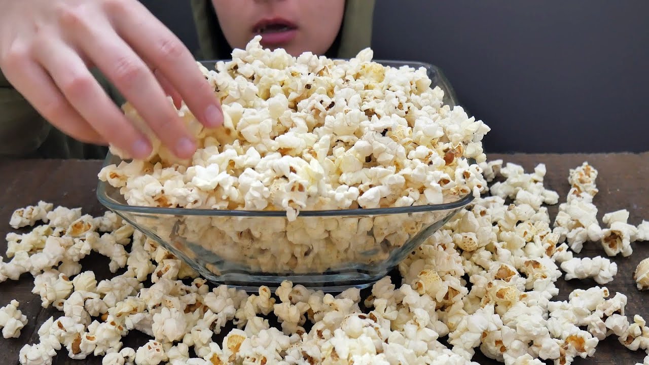 Popcorn | Popcorn Eating ASMR | ASMR Popcorn Mukbang (EXTREME CRUNCH ...