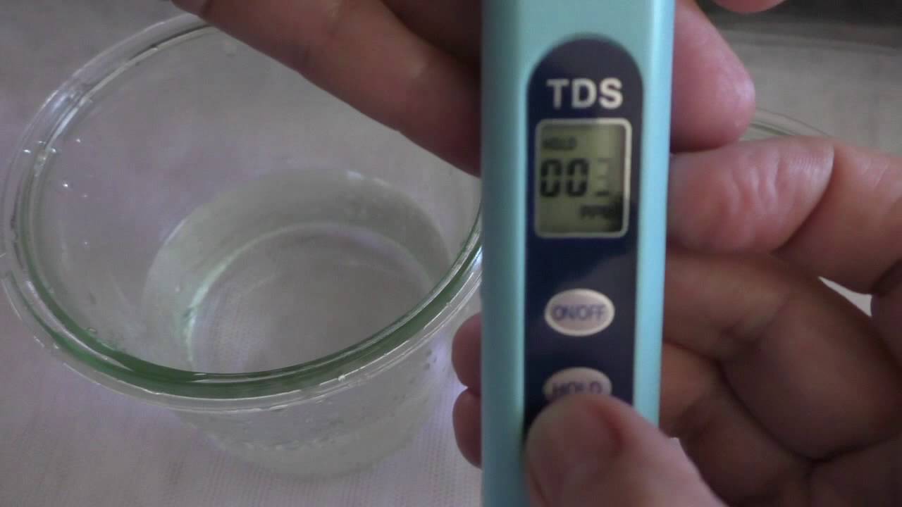 Distilled Water TDS Meter Test [Creative Tech Geek] - YouTube