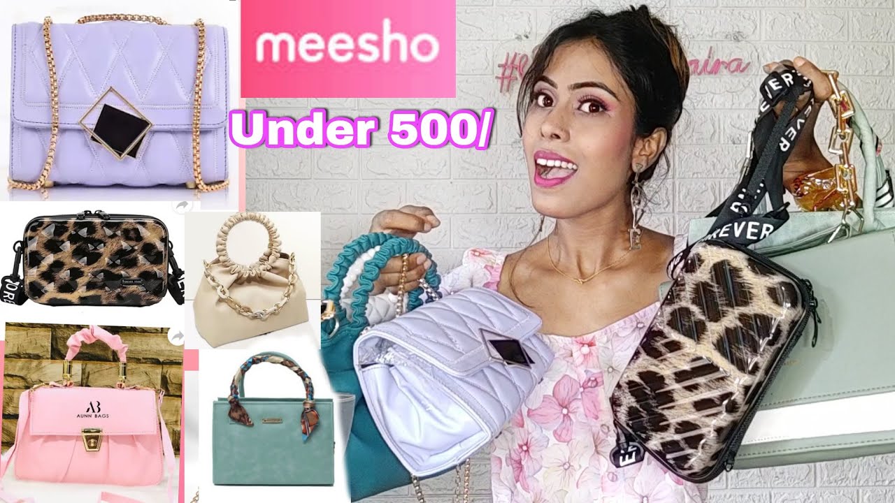 MEESHO Bags Haul| Meesho bags under 500| Meesho trendy bags haul under ...