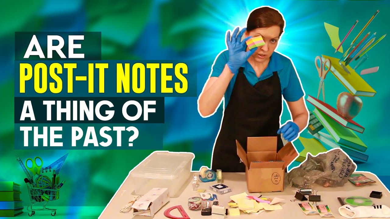 Decluttering Office Supplies in the Clutter Corner - Are Post-it Notes ...