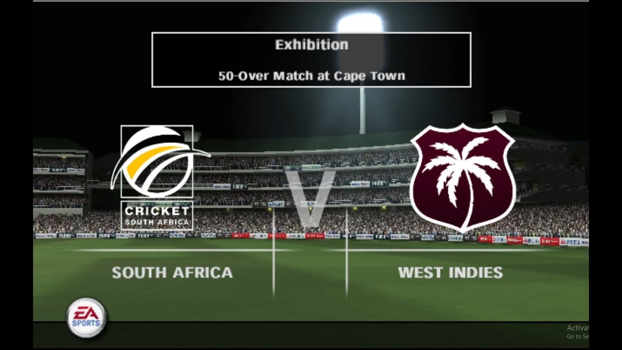 My EA Cricket 2007 game play (World Cup 2003 Opening Match-Pool B ...