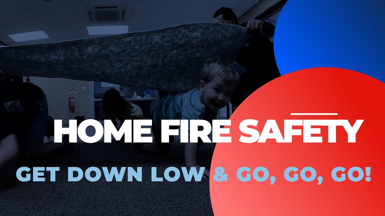 Home Fire Safety - Get Down Low & Go, Go, Go! - YouTube