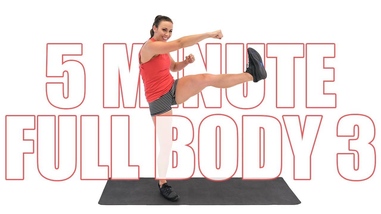 5 Minute Full Body Workout #3 - YouTube