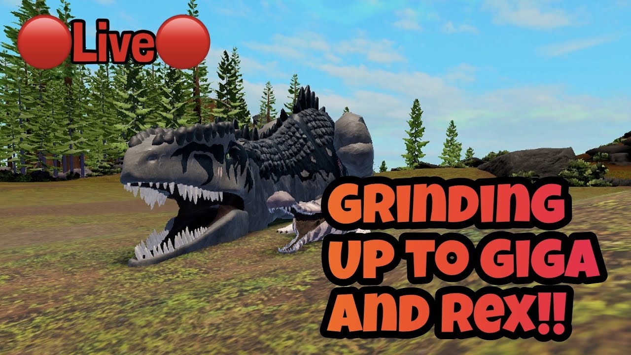 LIVESTREAM!!GRINDING FOR GIGA & REX IN NEW UPDATE!!! Prior Extinction ...