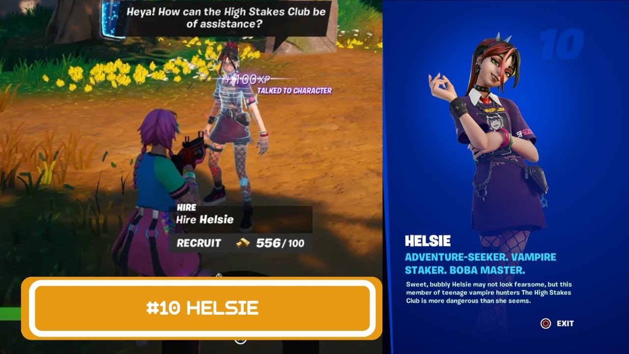 Helsie #10 | Fortnite Character Collection Chapter 4 - YouTube