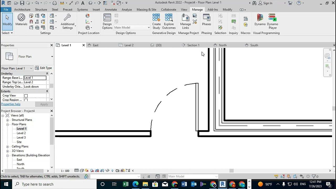 Revit Project Settings: Define Halftone/Underlay Settings - YouTube
