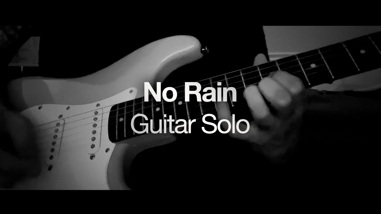 No Rain by Blind Melon, guitar solo cover by Nino Batista - YouTube
