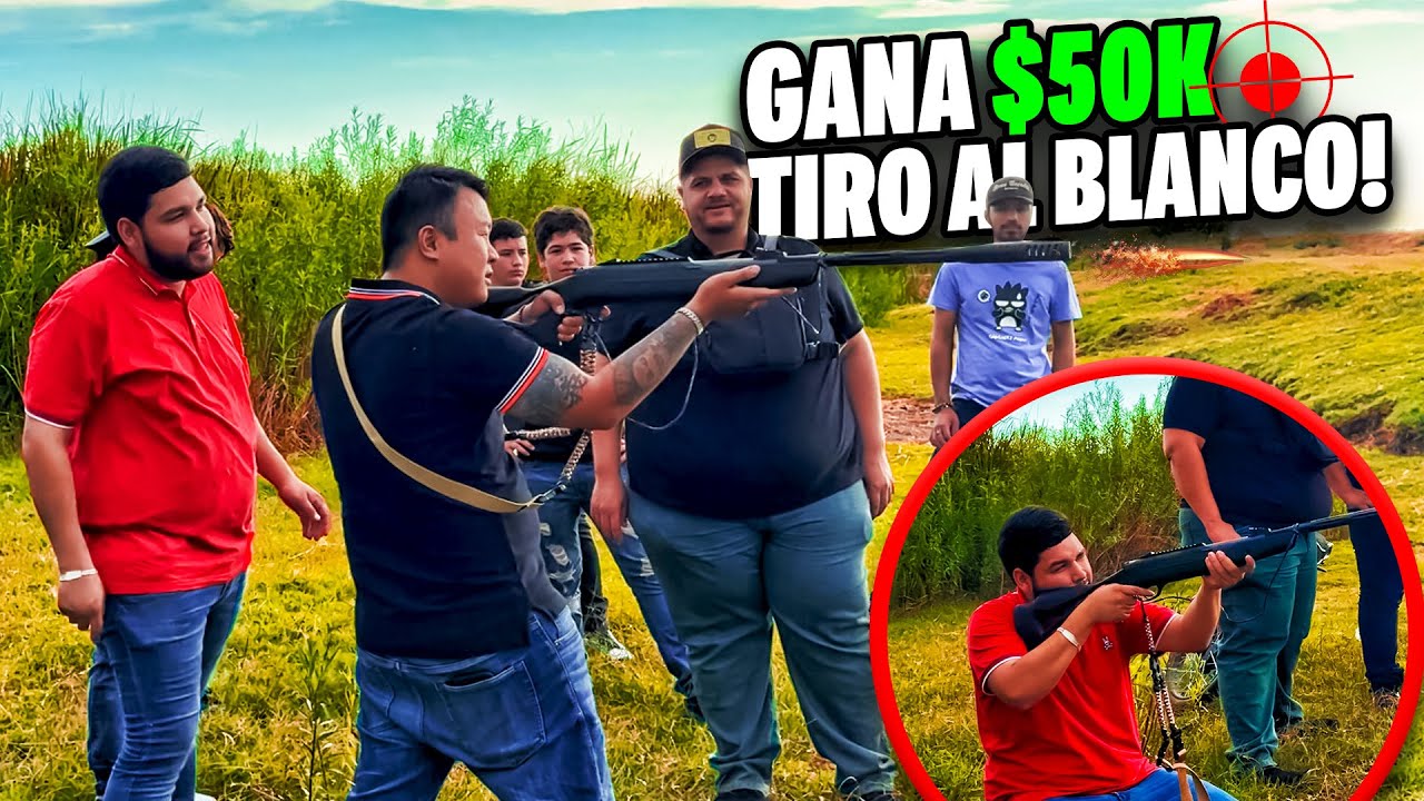 RETO DE TIRO AL BLANCO || gana $5 mil quien derribe mas objetivos 🎯 ...