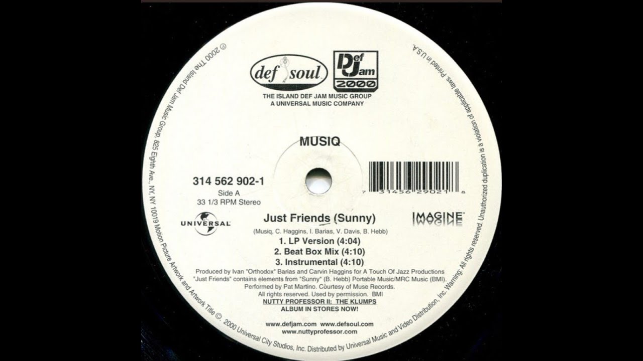 MUSIQ - Just Friends LP Version - YouTube