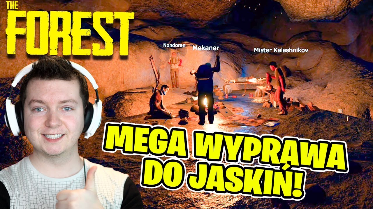 THE FOREST MULTI #02 - MEGA WYPRAWA DO JASKIŃ! | VERTEZ - YouTube